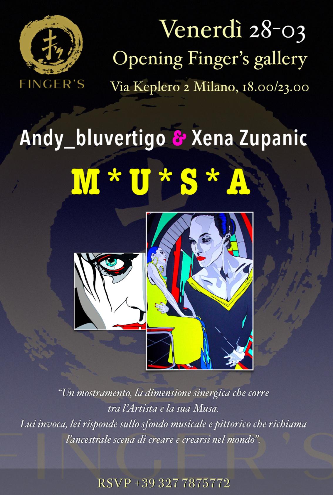Andy_bluvertigo & Xena Zupanic. Opening Finger’s Gallery « LMF Lamiafinanza